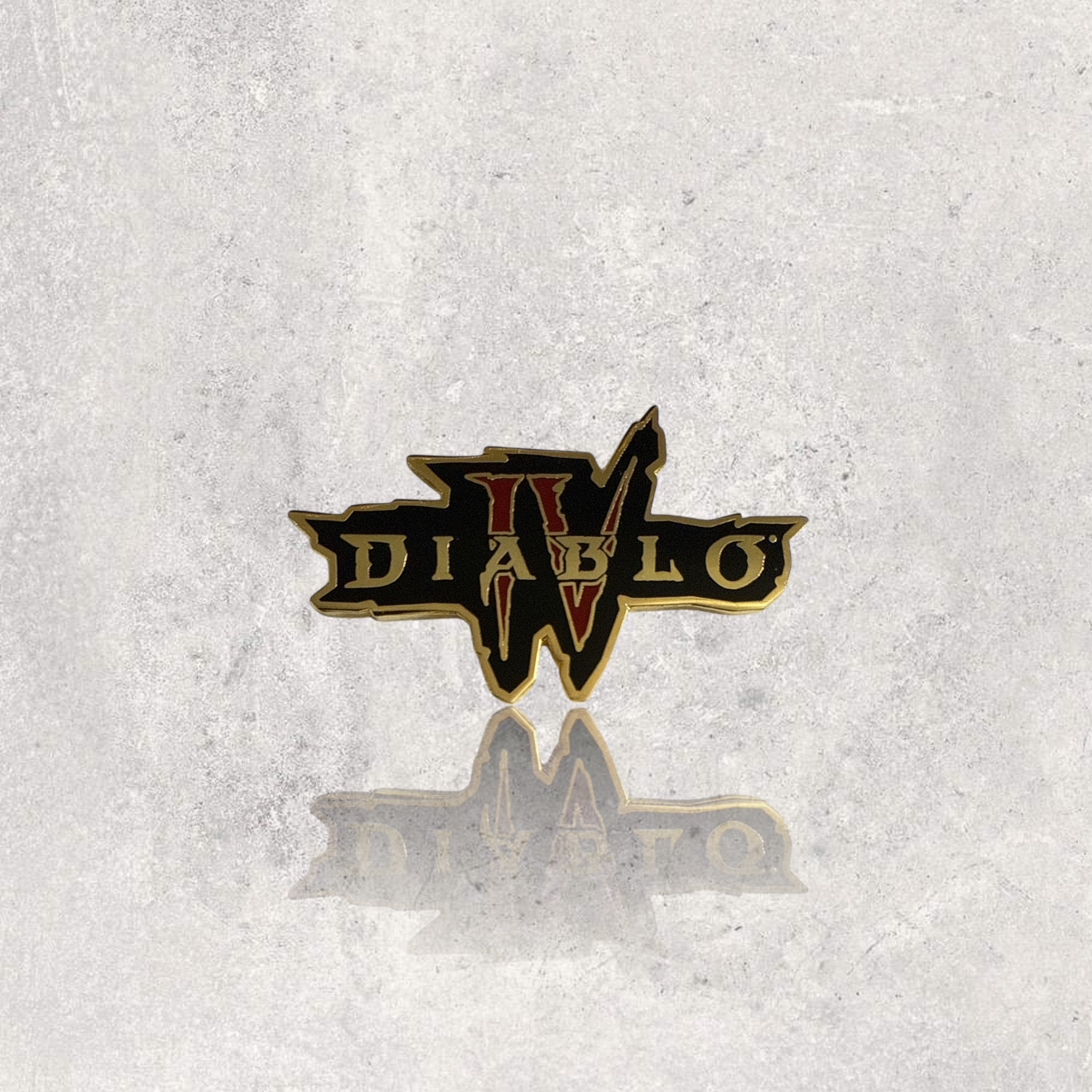 Diablo IV Logo Golden – BlizzPins Store